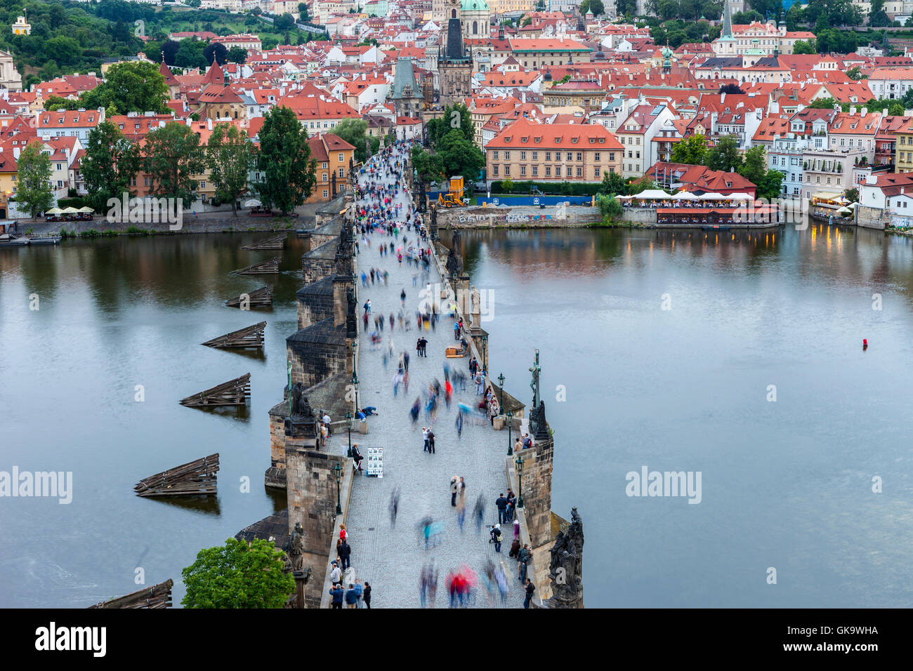 Aerial view of Prague Stock Photo - Alamy