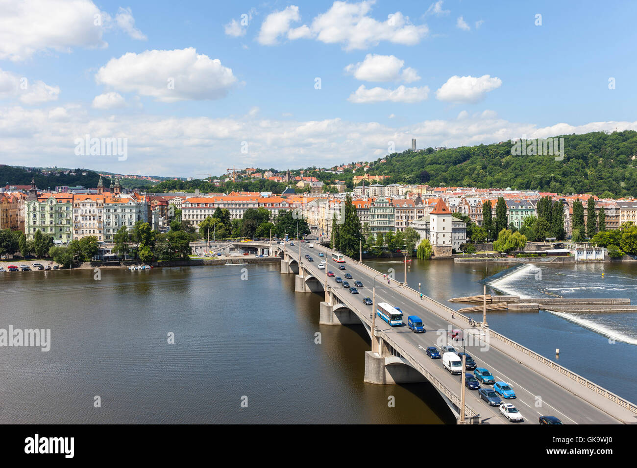 Aerial view of Prague Stock Photo - Alamy