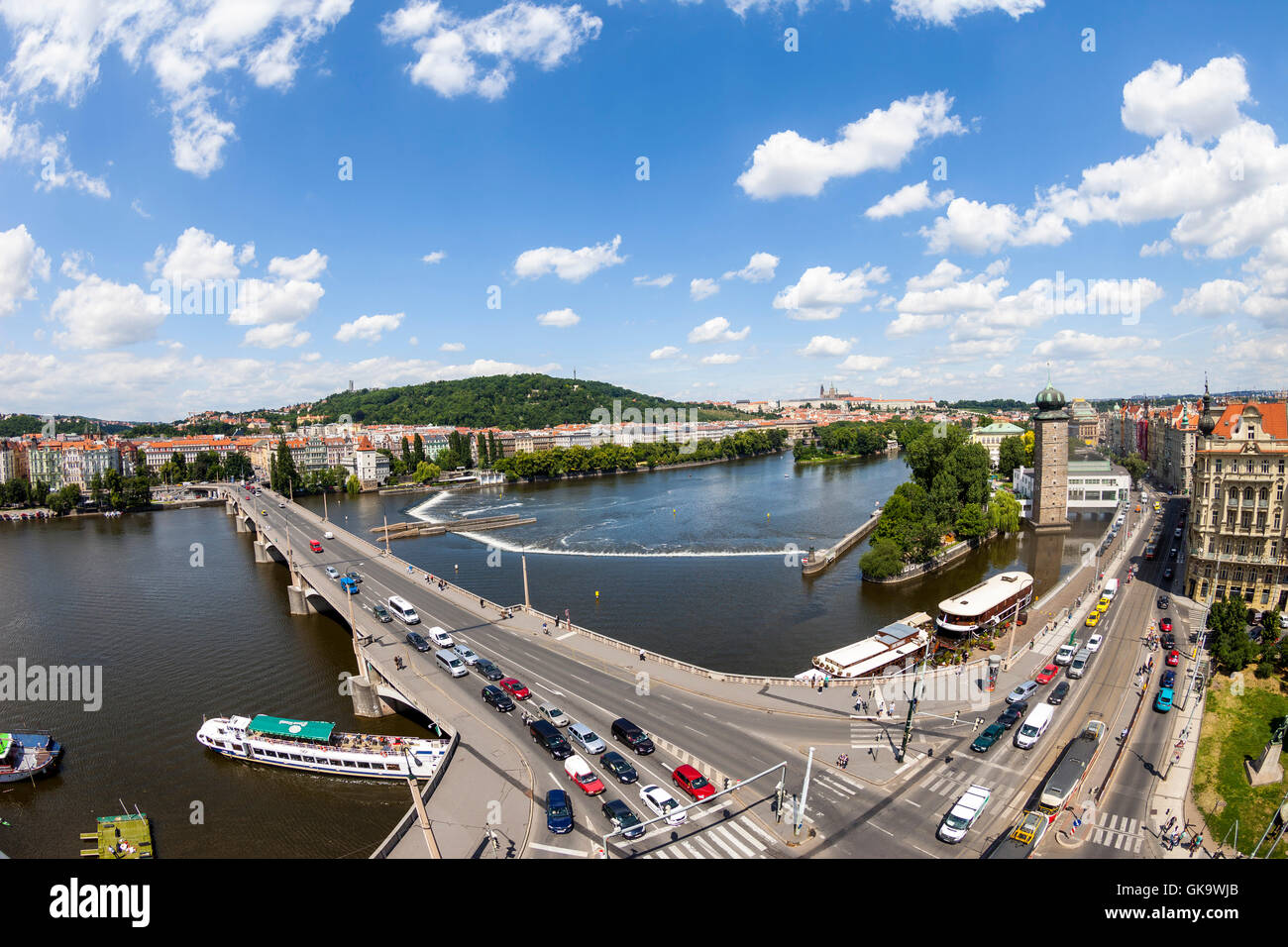 Aerial view of Prague Stock Photo - Alamy
