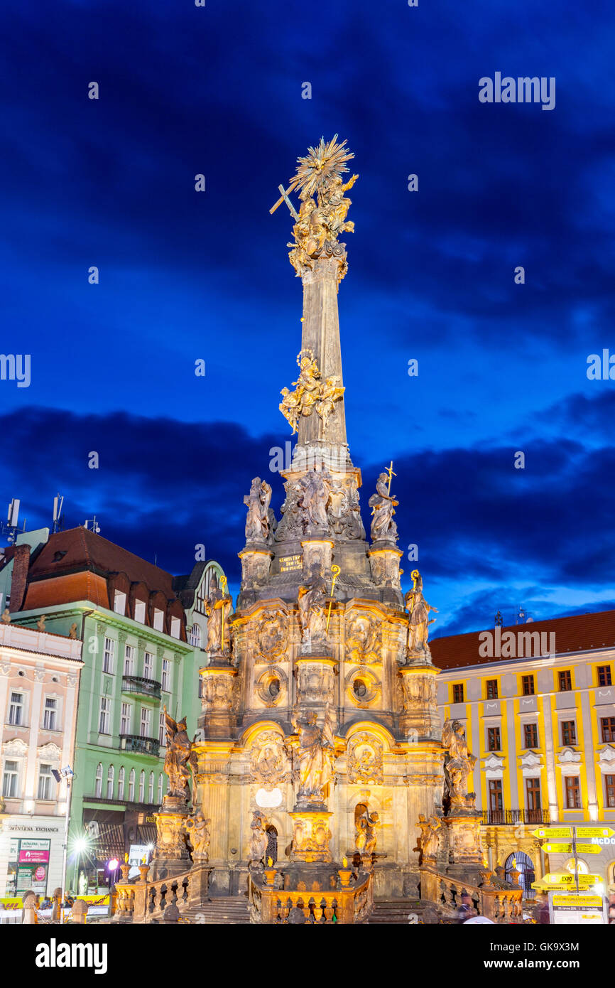 Holy Trinity Column in Olomouc, Czech Republic Stock Photo - Alamy