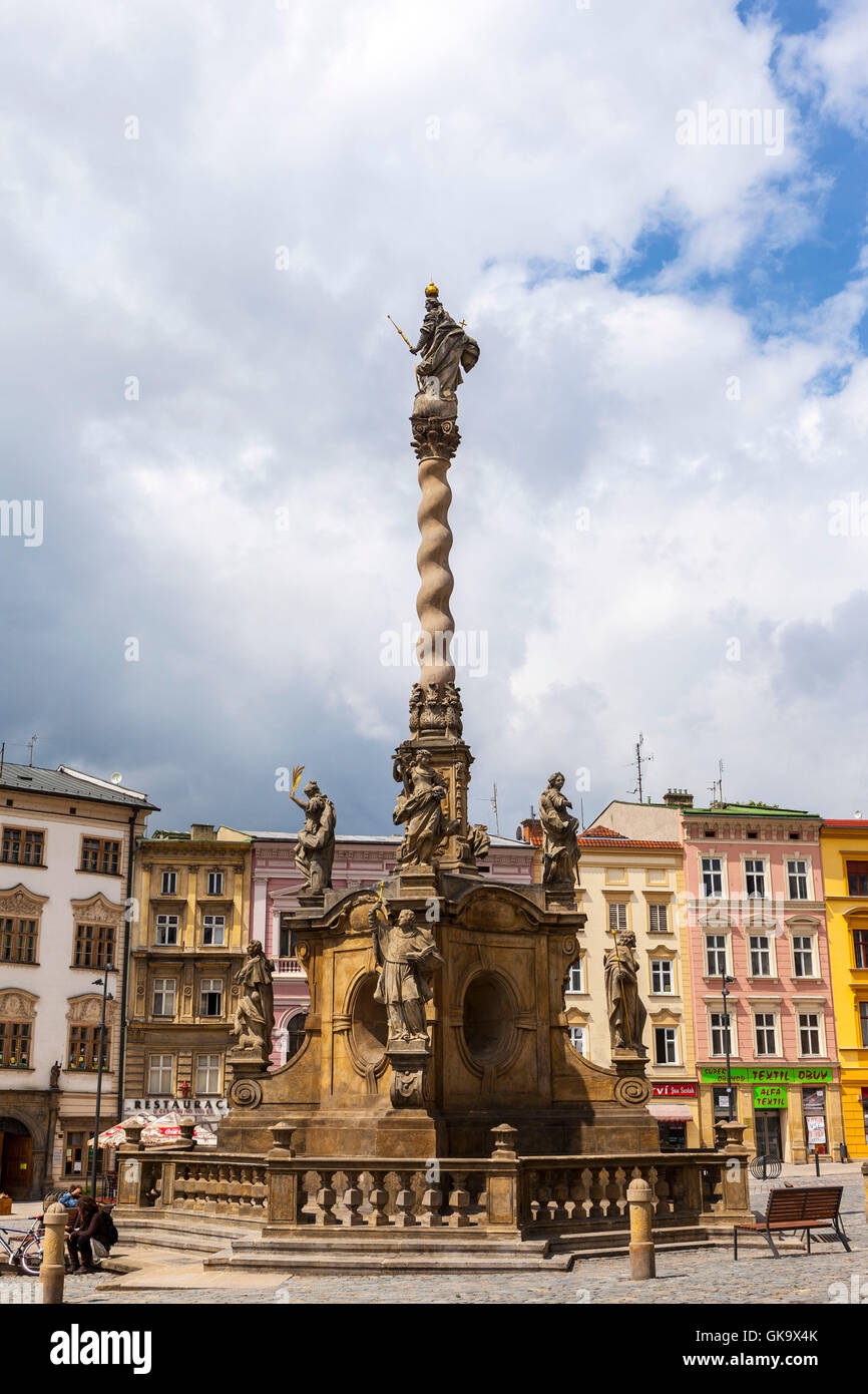 Holy Trinity Column in Olomouc, Czech Republic Stock Photo - Alamy