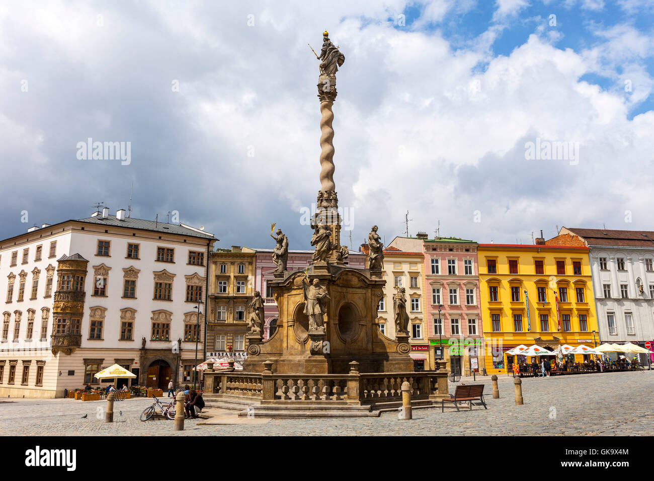 Holy Trinity Column in Olomouc, Czech Republic Stock Photo - Alamy