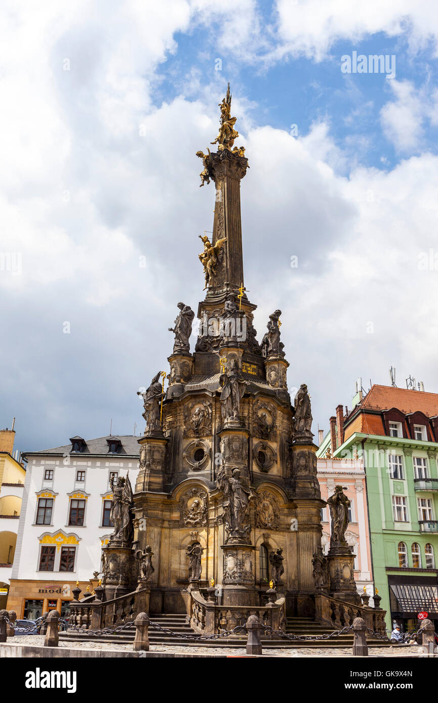 Holy Trinity Column in Olomouc, Czech Republic Stock Photo - Alamy