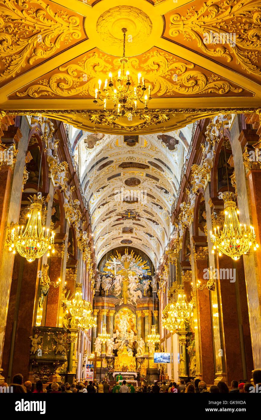 Gold, church, church, ornate birth Shrine Stock Photo - Alamy