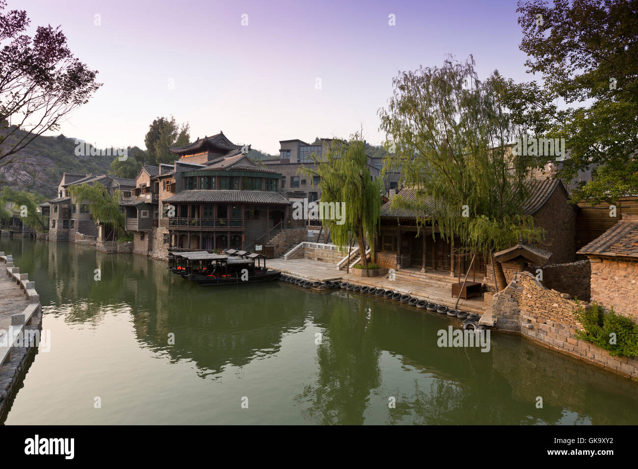 Beijing Ancient Architecture China river Stock Photo - Alamy