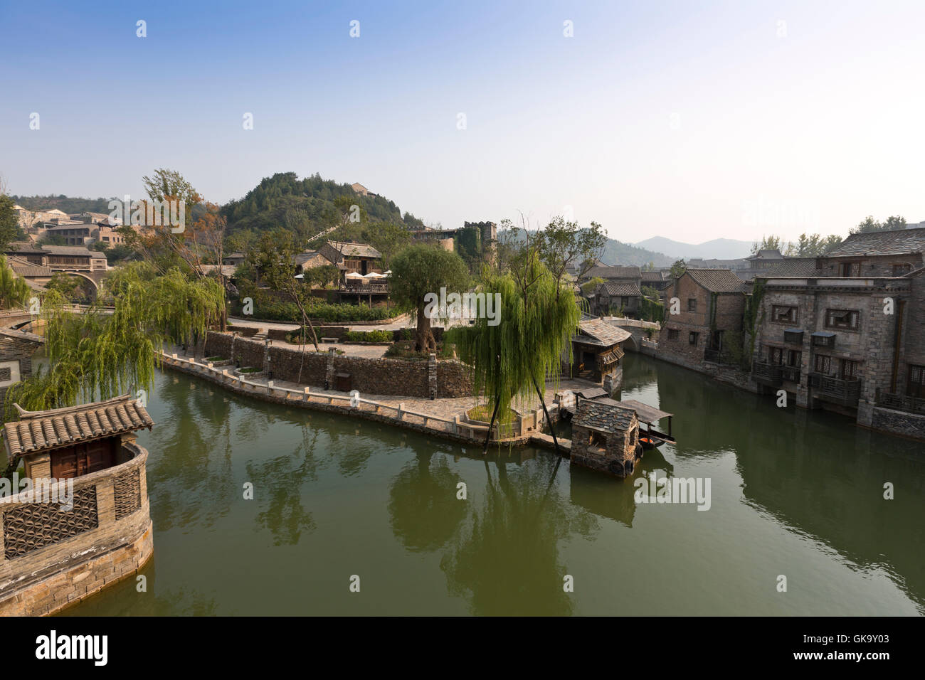Beijing Ancient Architecture China river Stock Photo - Alamy