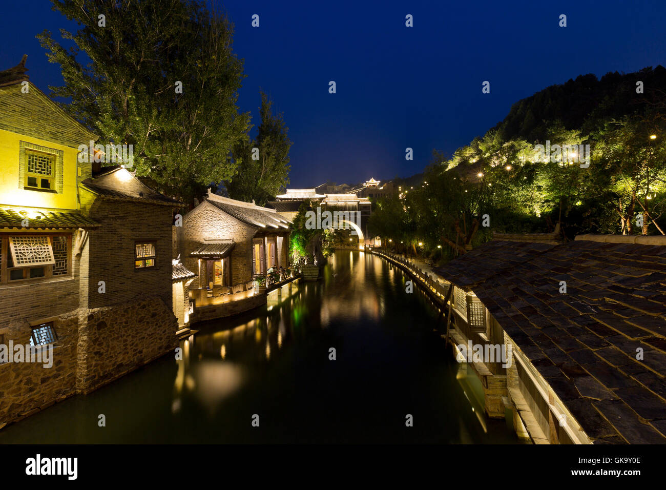 Beijing Ancient Architecture China river Stock Photo - Alamy