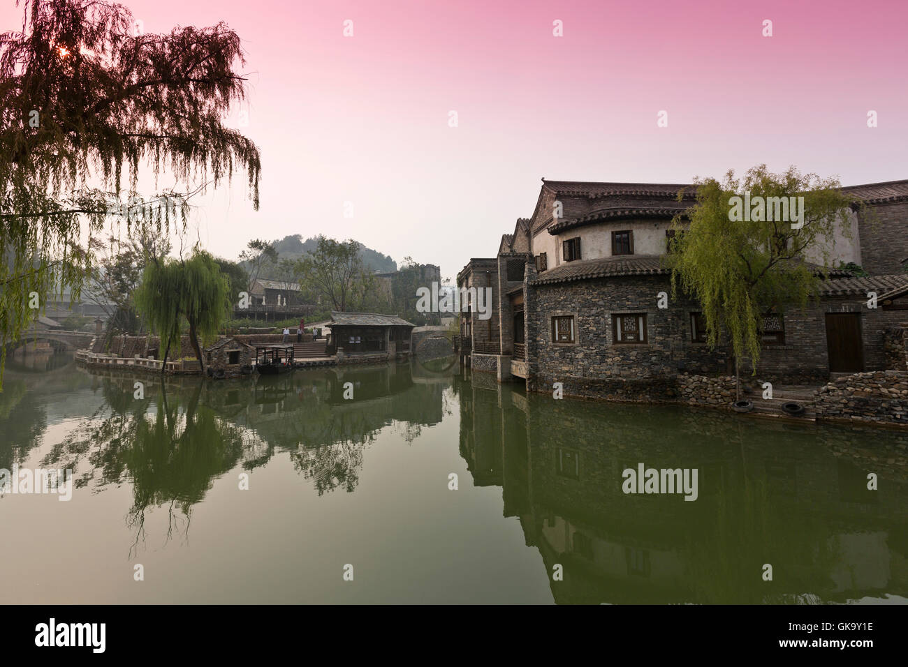 Beijing Ancient Architecture China river Stock Photo - Alamy