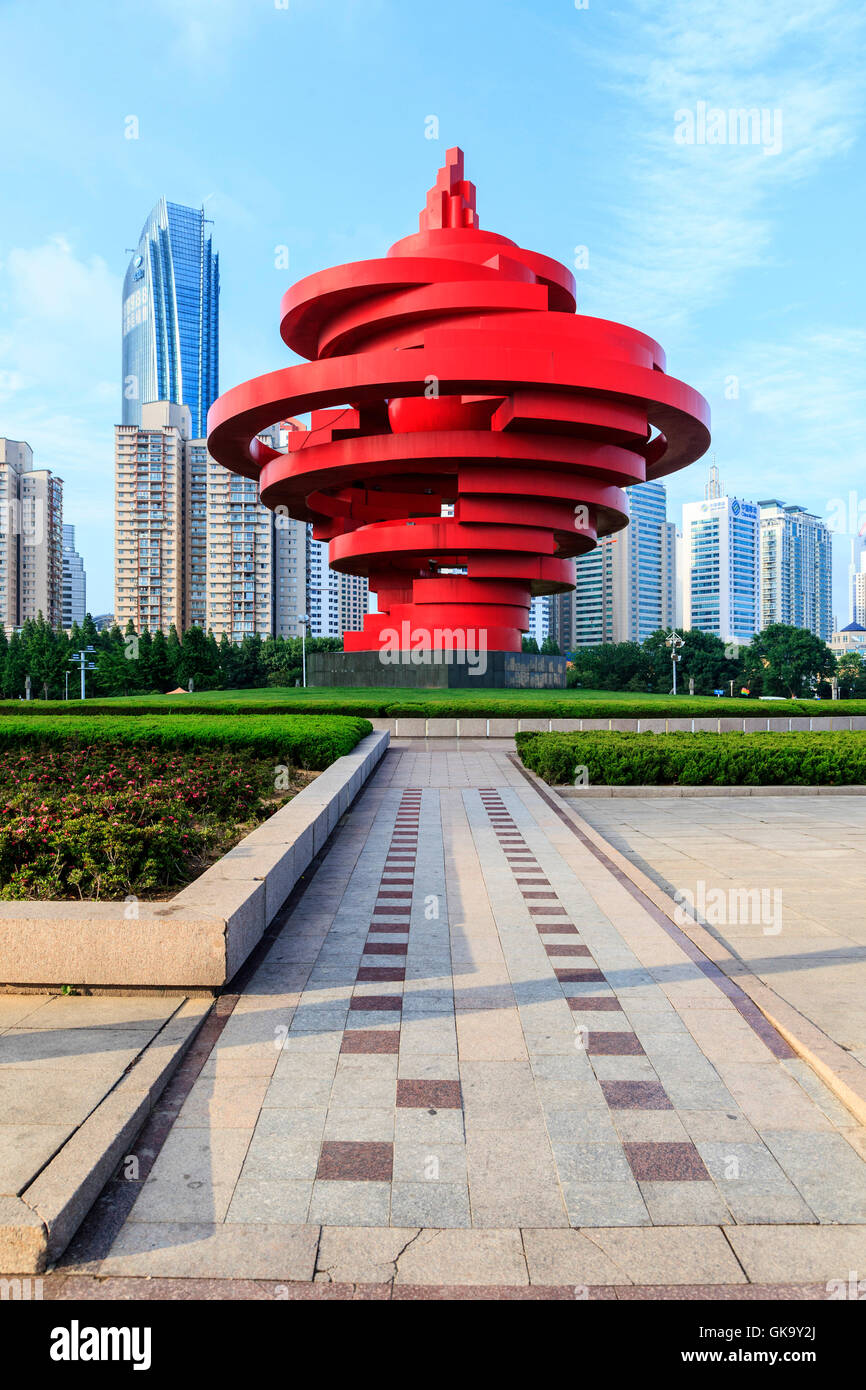 Qingdao May Fourth Square Stock Photo - Alamy