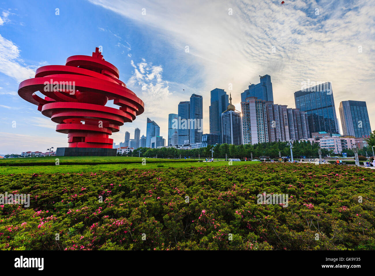 Qingdao May Fourth Square Stock Photo - Alamy