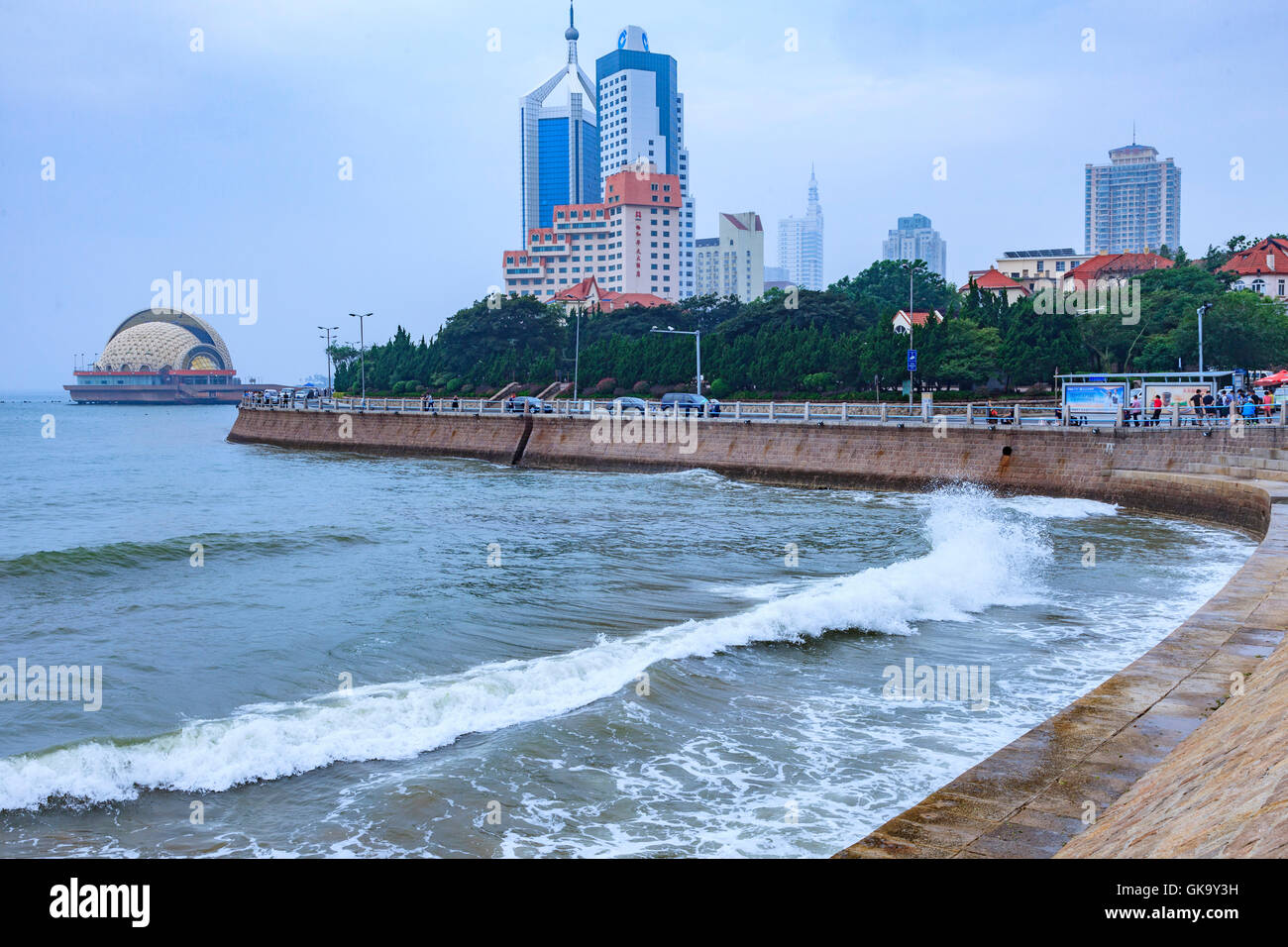 Qingdao city night scene hi-res stock photography and images - Alamy