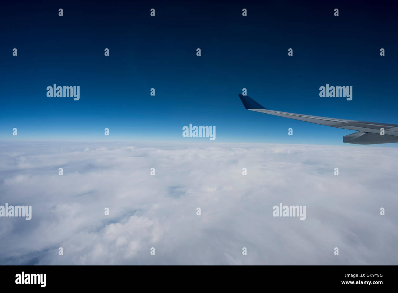 Ground scenery viewed from below the wing Stock Photo - Alamy