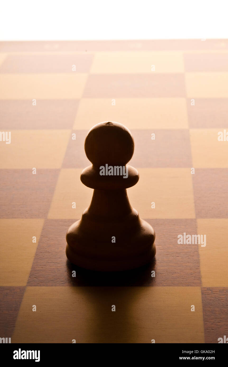 chess Pawn on the chessboard Stock Photo - Alamy