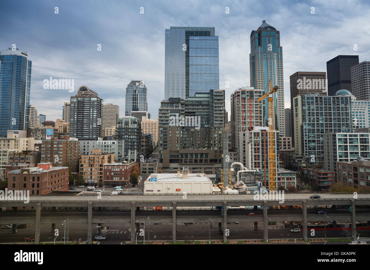 Seattle downtown streets Stock Photo - Alamy
