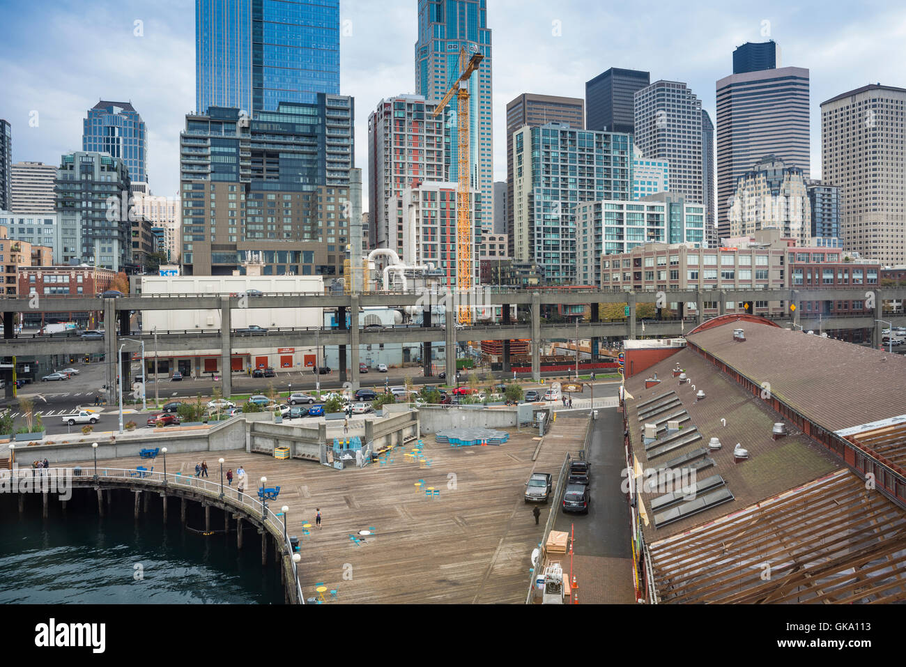 Seattle downtown streets Stock Photo - Alamy