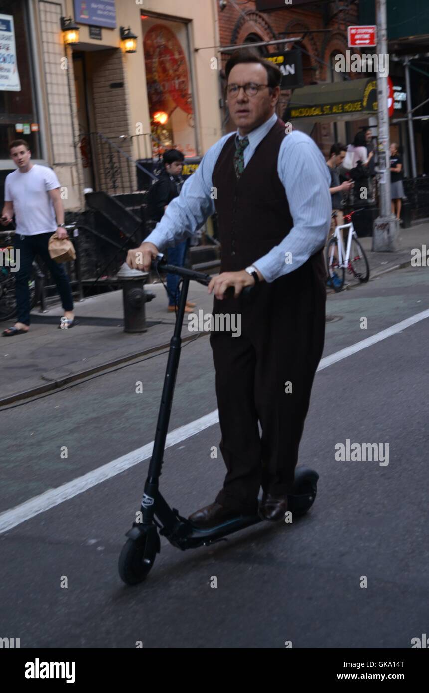 Kevin Spacey and Nicholas Hoult on the film set of 'Rebel in the Rye ...
