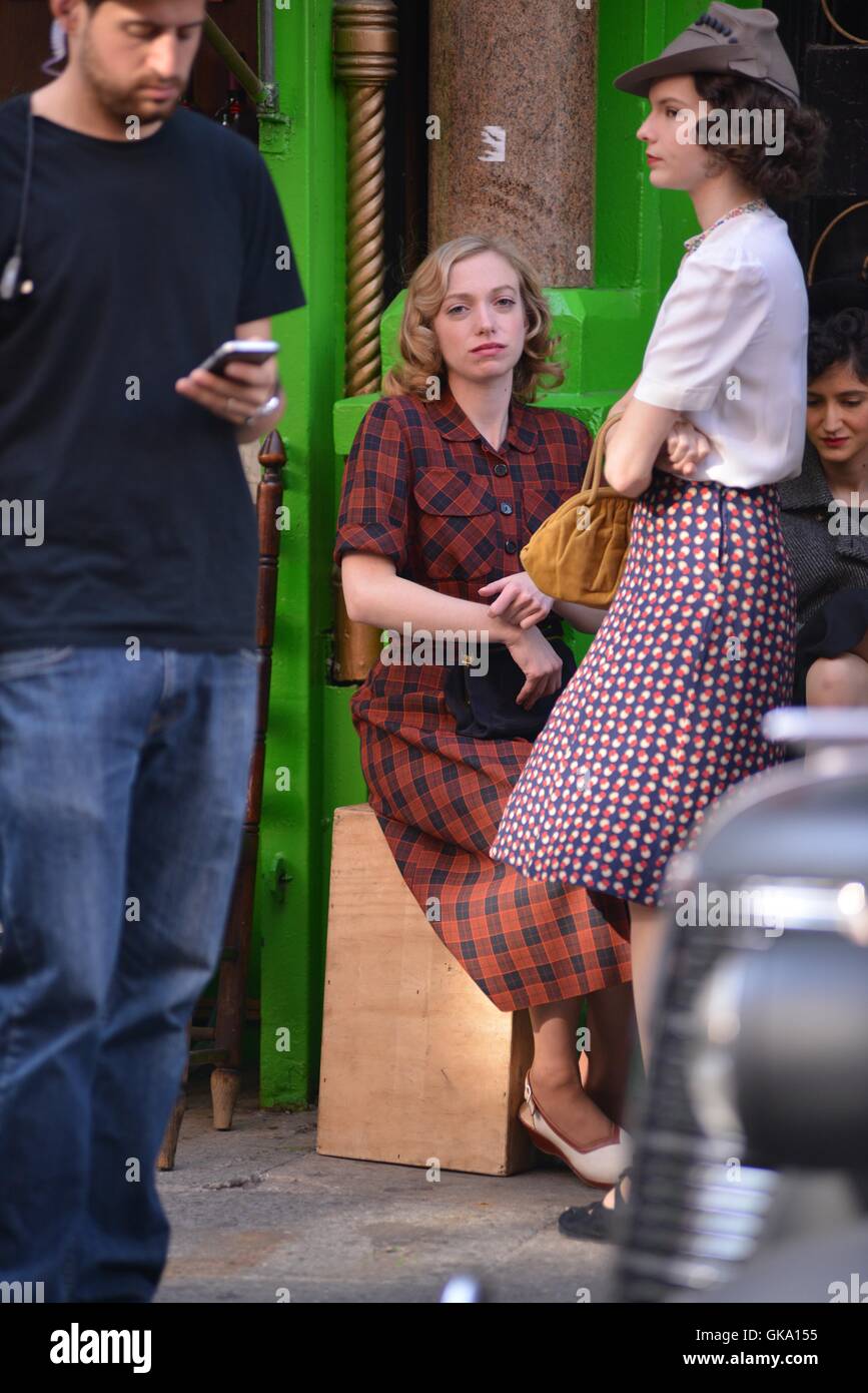 Kevin Spacey and Nicholas Hoult on the film set of 'Rebel in the Rye ...