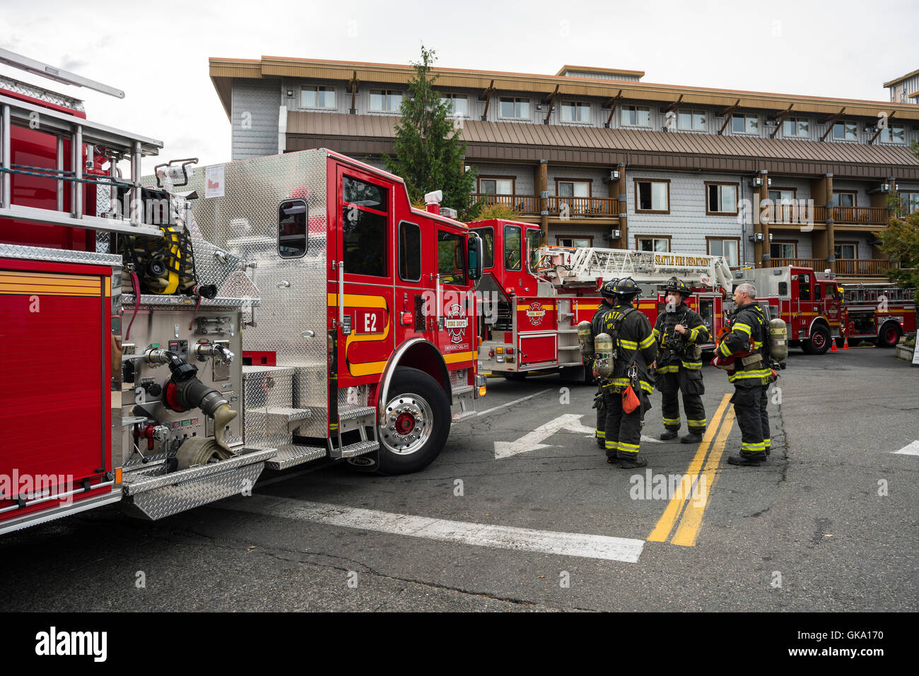 Seattle fire house hi-res stock photography and images - Alamy