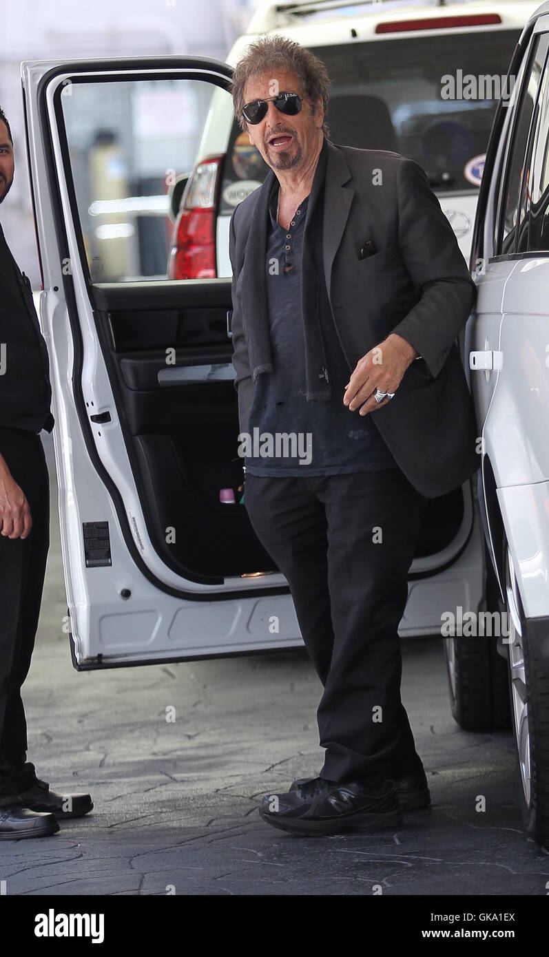 Al Pacino goes for lunch at E. Baldi restaurant in Beverly Hills ...