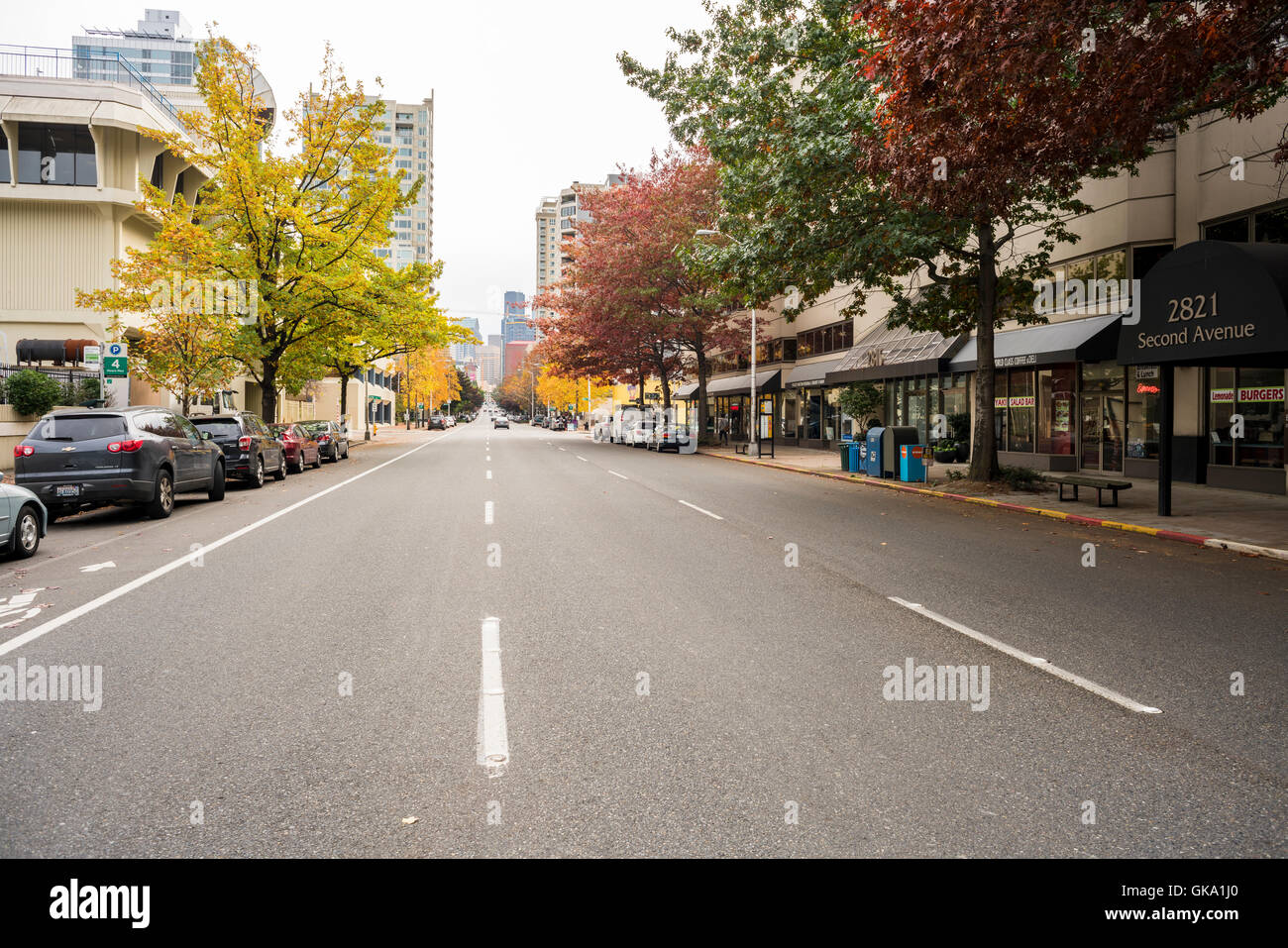 Seattle downtown streets Stock Photo - Alamy