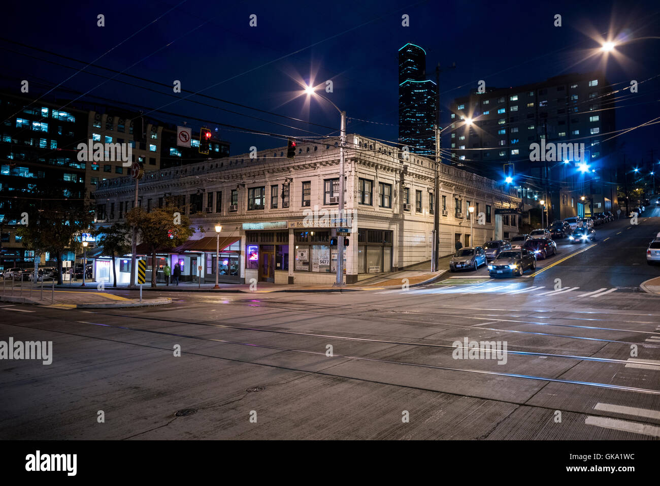 Seattle downtown streets Stock Photo - Alamy