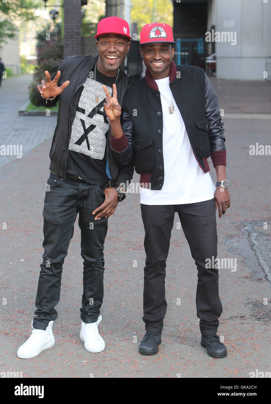 Reggie and Bollie outside ITV Studios Featuring: Reggie and Bollie ...