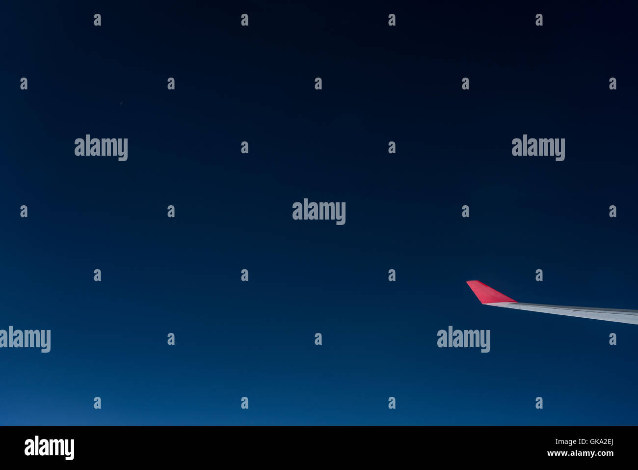 Ground scenery viewed from below the wing Stock Photo - Alamy