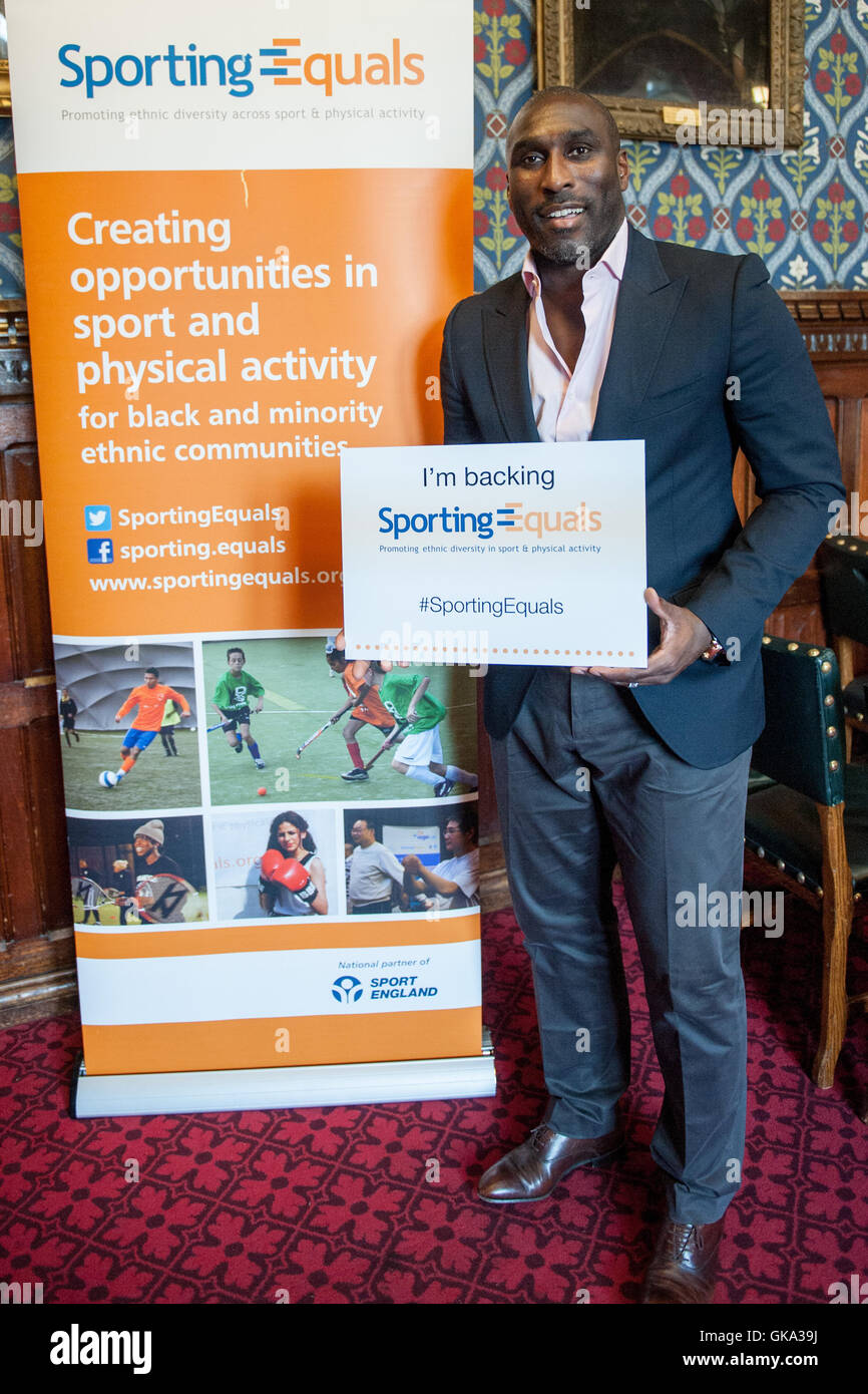 Sol Campbell and other sporting celebrities and parliamentarians attend ...