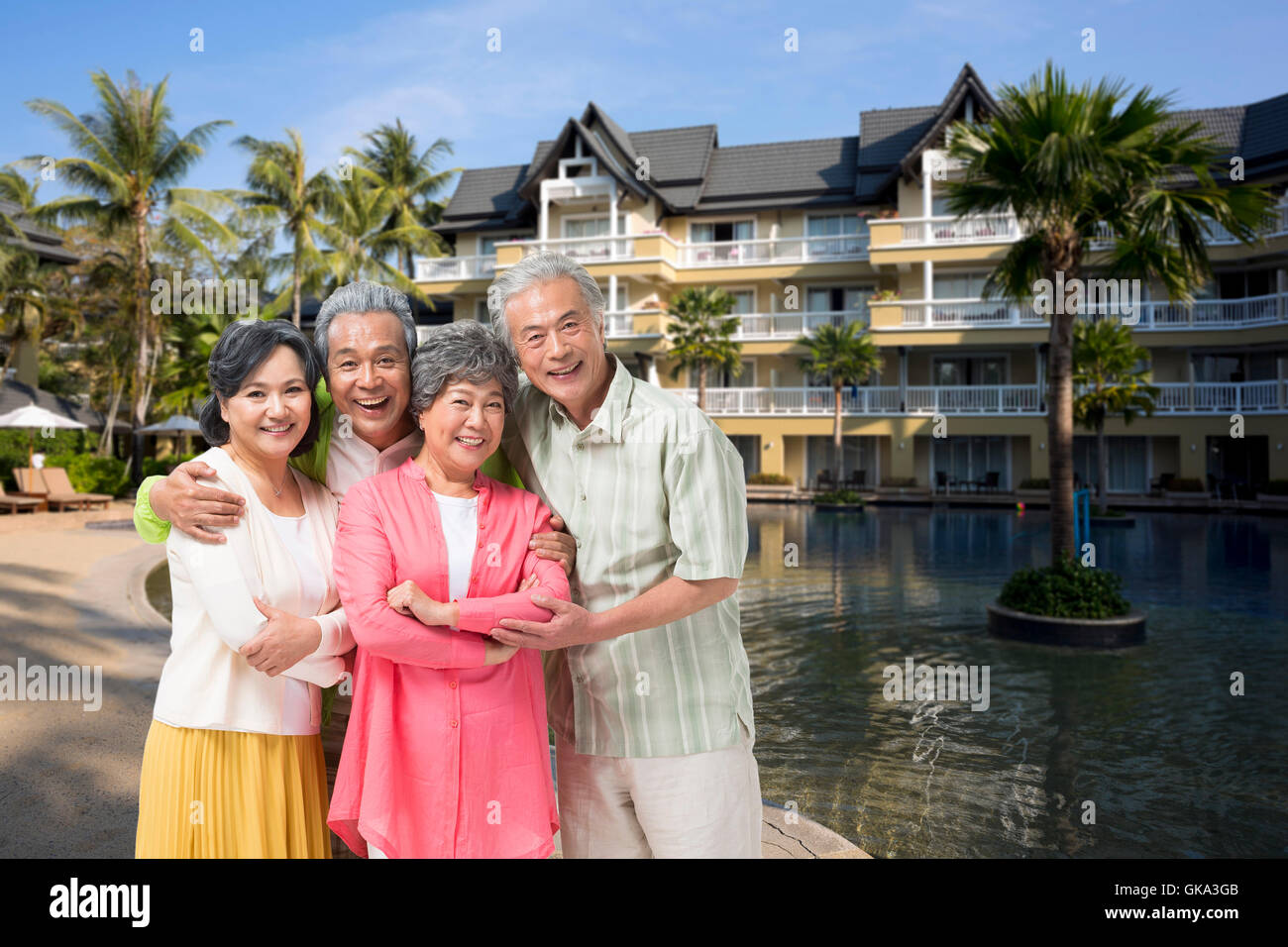 Happy old age Stock Photo - Alamy
