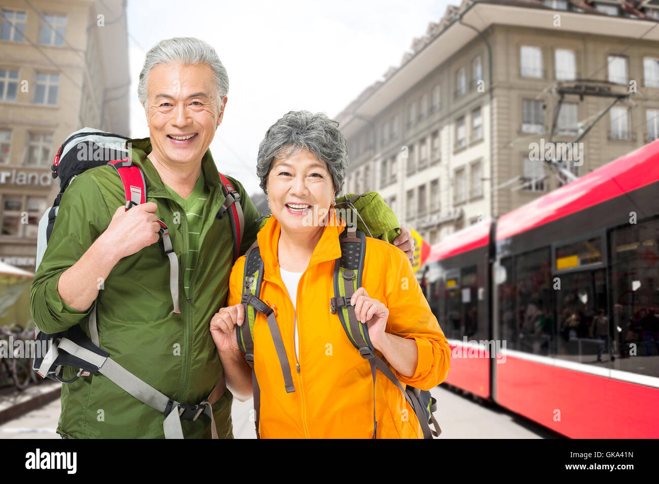 Happy old age Stock Photo - Alamy