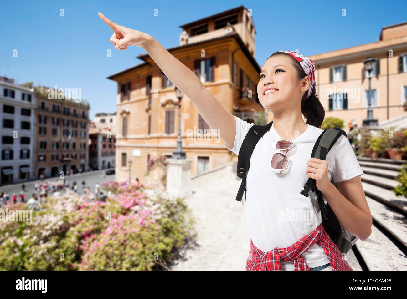 A young girl traveling Stock Photo - Alamy