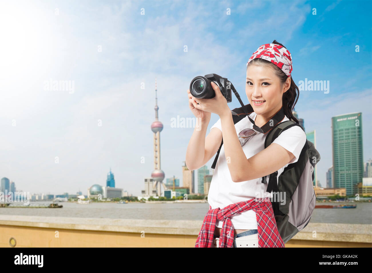 A young girl traveling Stock Photo - Alamy