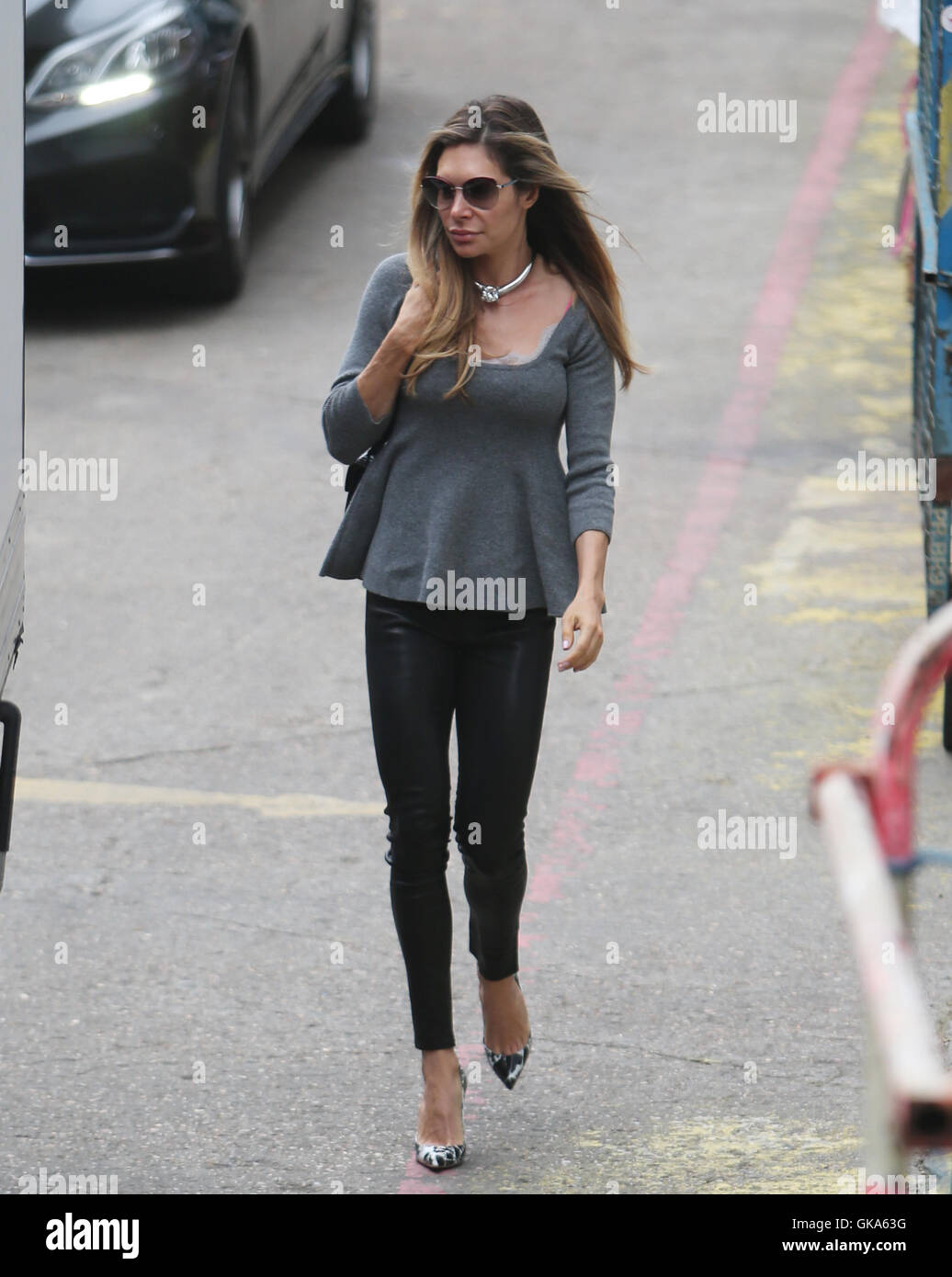 Ayda Field outside ITV Studios Featuring: Ayda Field Where: London ...