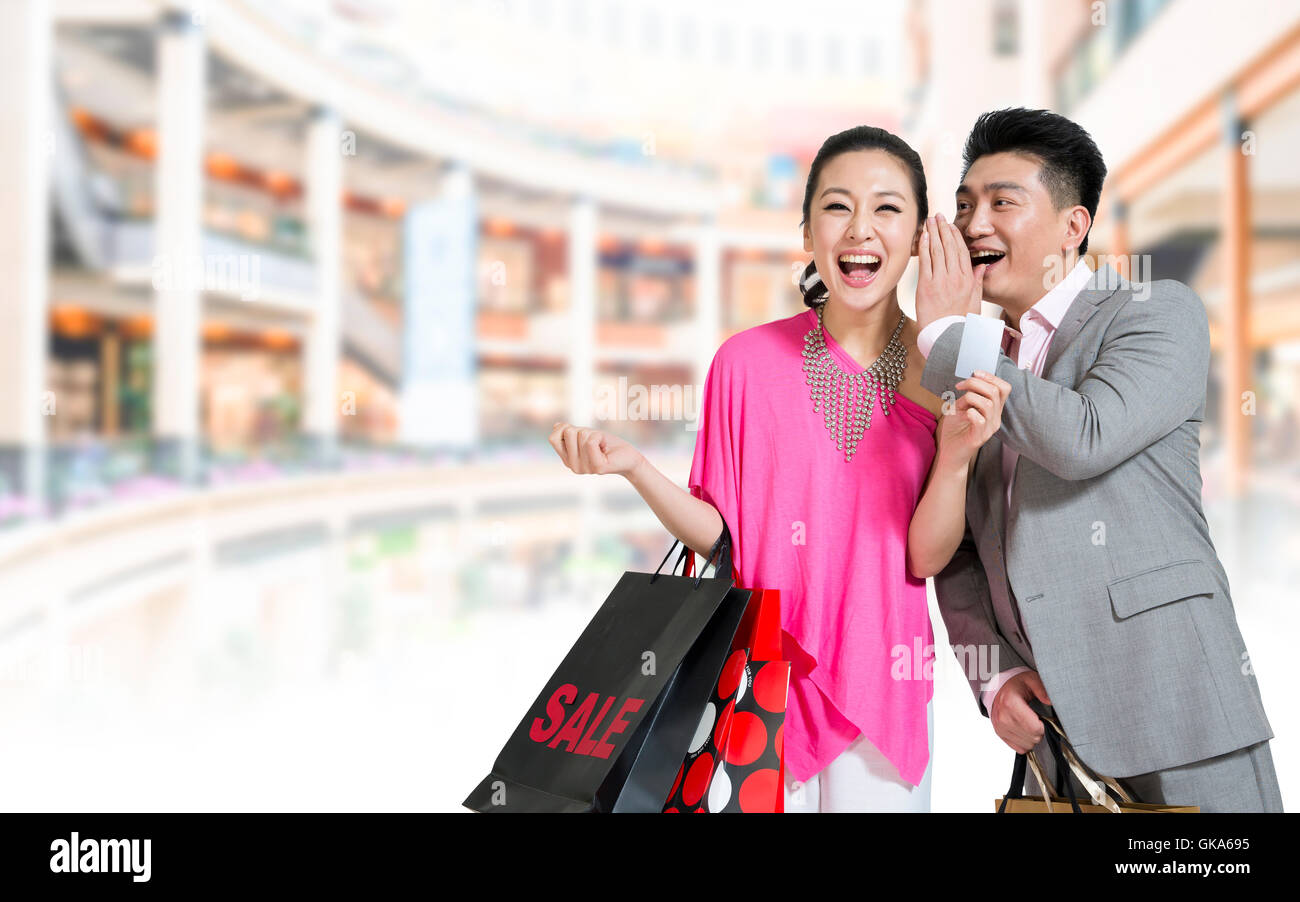 Young fashion shopping life Stock Photo - Alamy