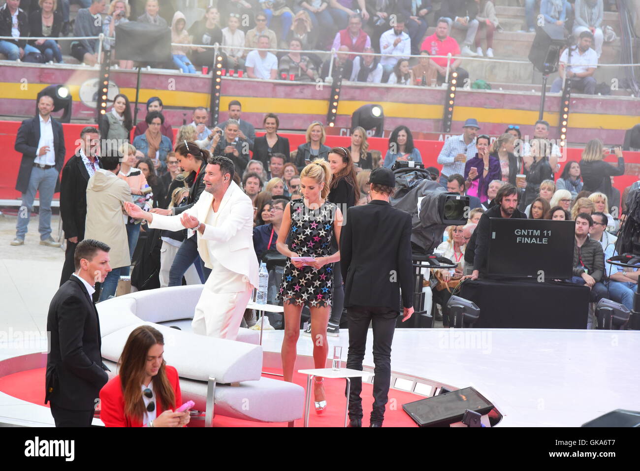 Finale of TV show "Germany's Next Topmodel" at Coliseo Balear ...