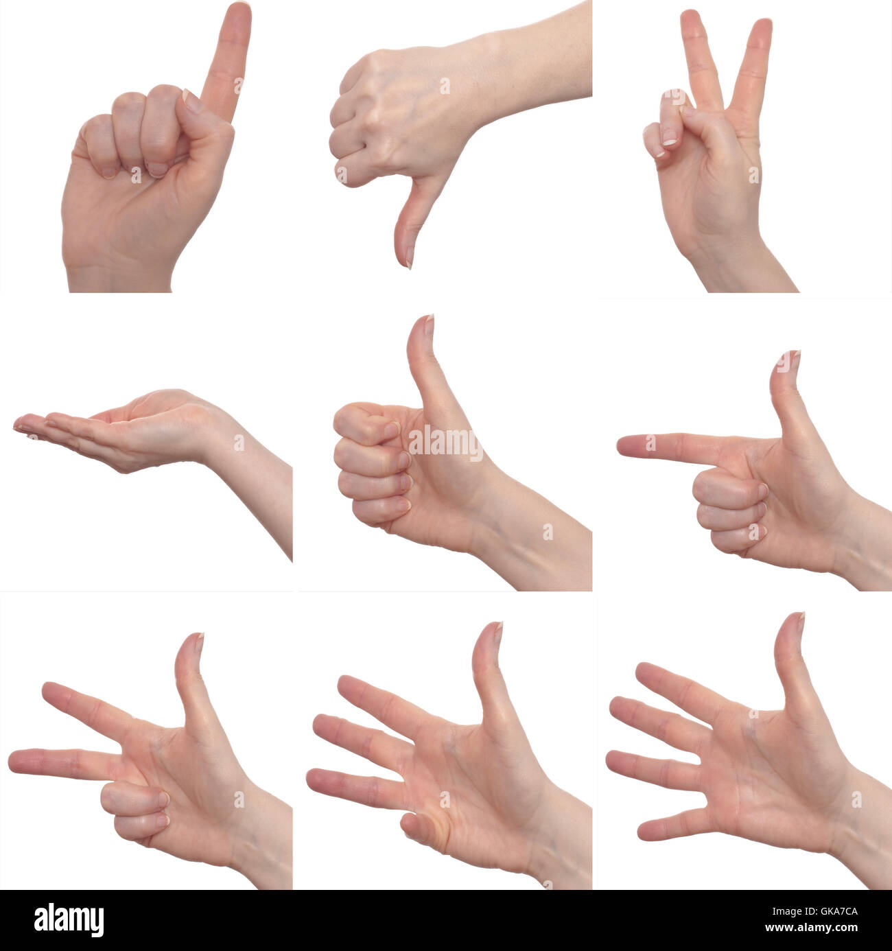 Hand signs hi-res stock photography and images - Alamy