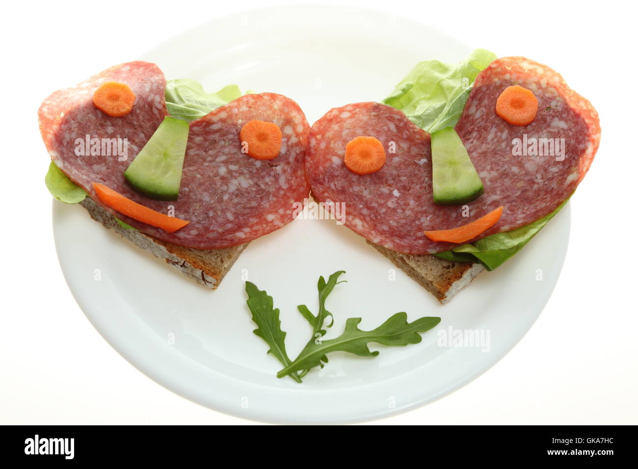 Funny sandwich face hi-res stock photography and images - Alamy