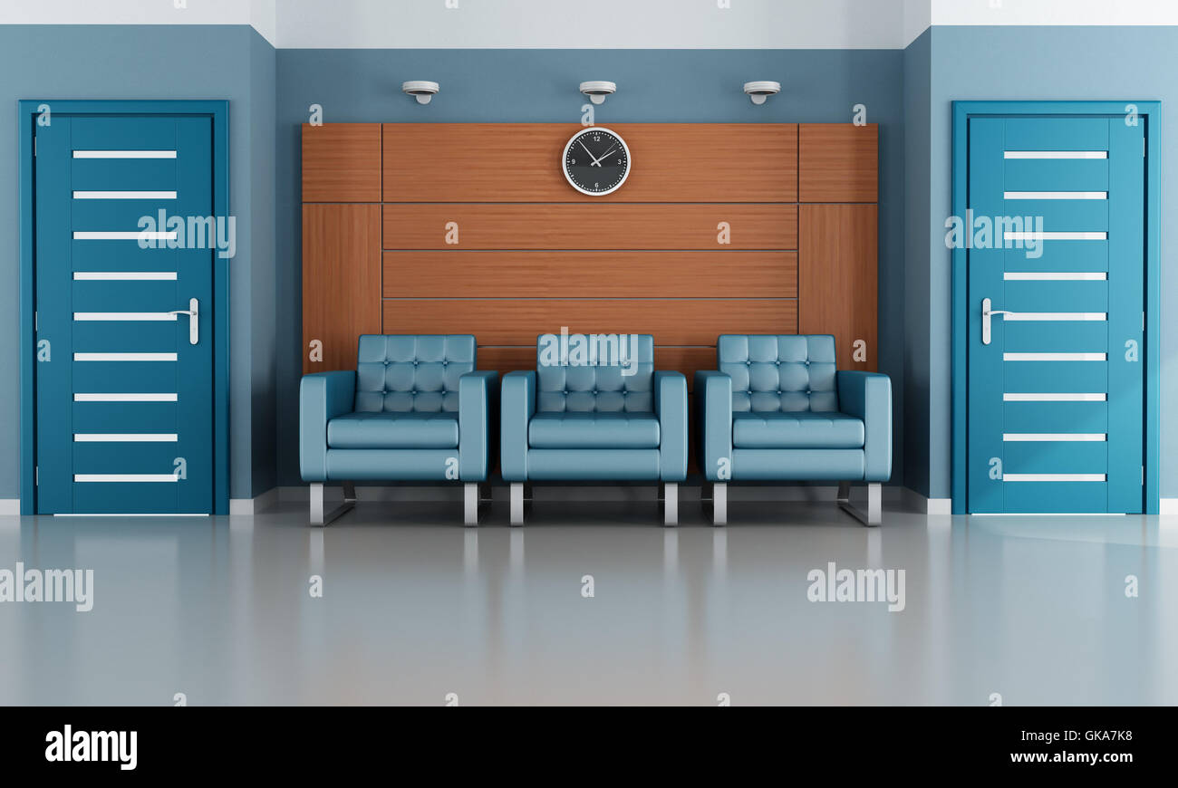 armchair wait waiting Stock Photo - Alamy