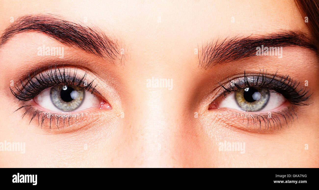 beautiful eyes of a woman Stock Photo - Alamy