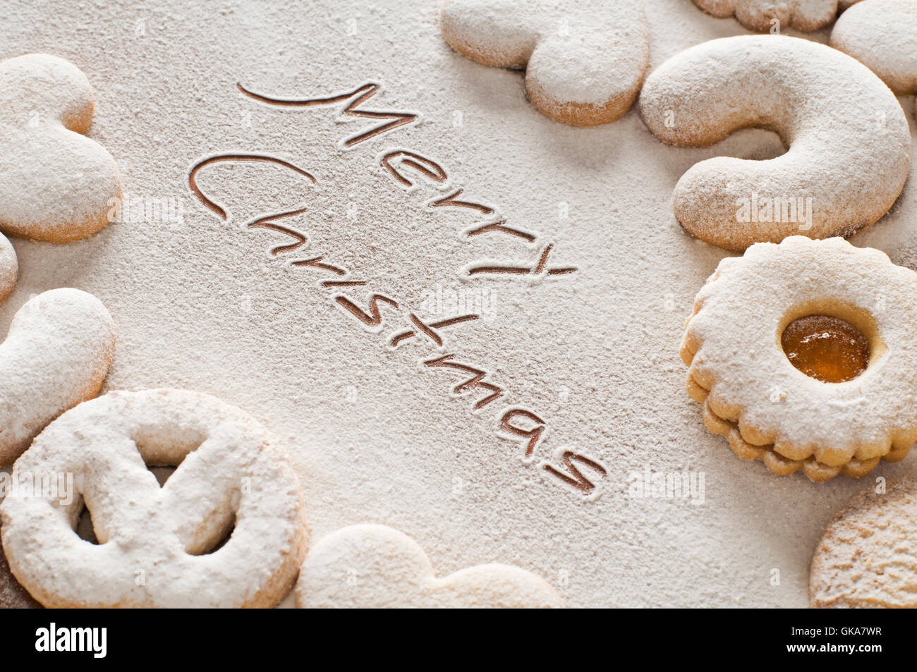 sweets cookie powder Stock Photo - Alamy