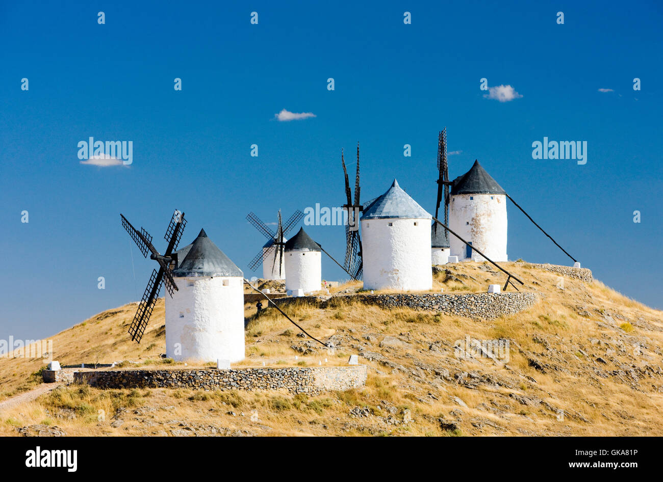 europe spain windmill Stock Photo - Alamy