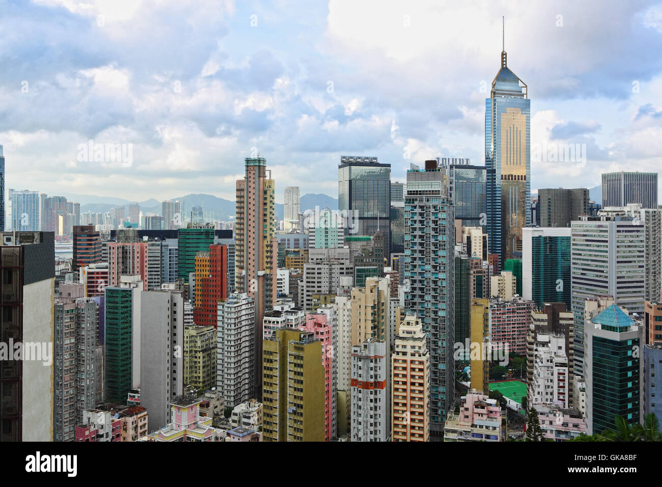 blue tower office Stock Photo - Alamy