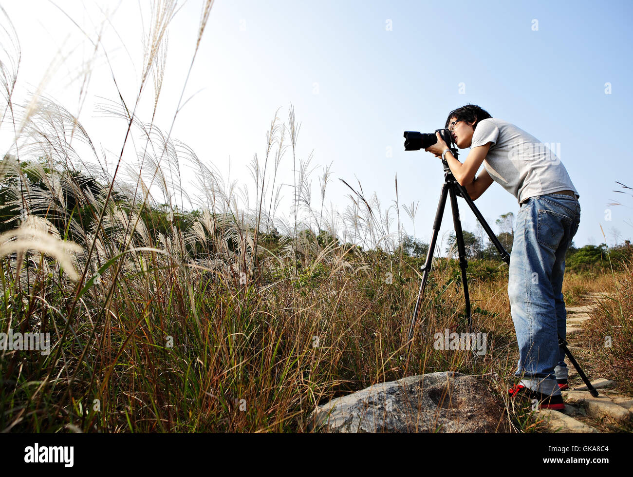 blue humans human beings Stock Photo - Alamy