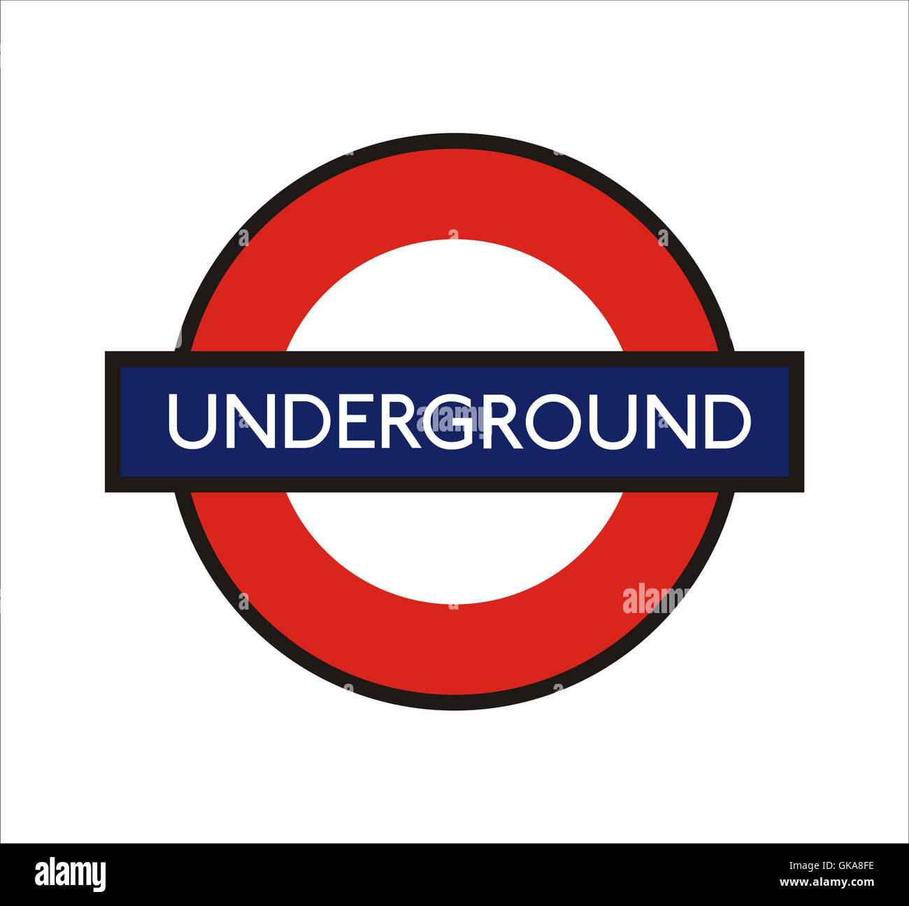 London underground sign blank hi-res stock photography and images - Alamy