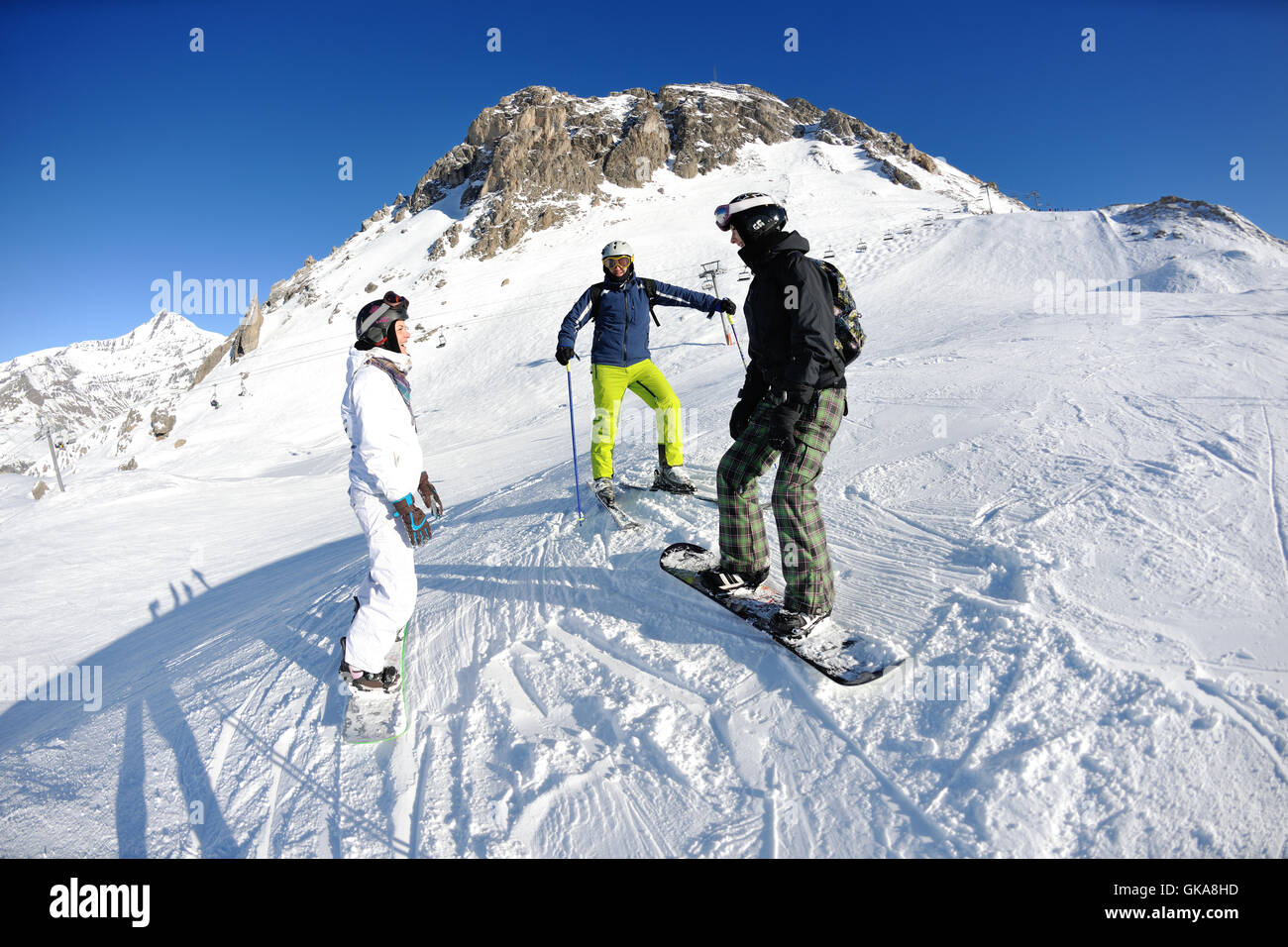 blue humans human beings Stock Photo - Alamy