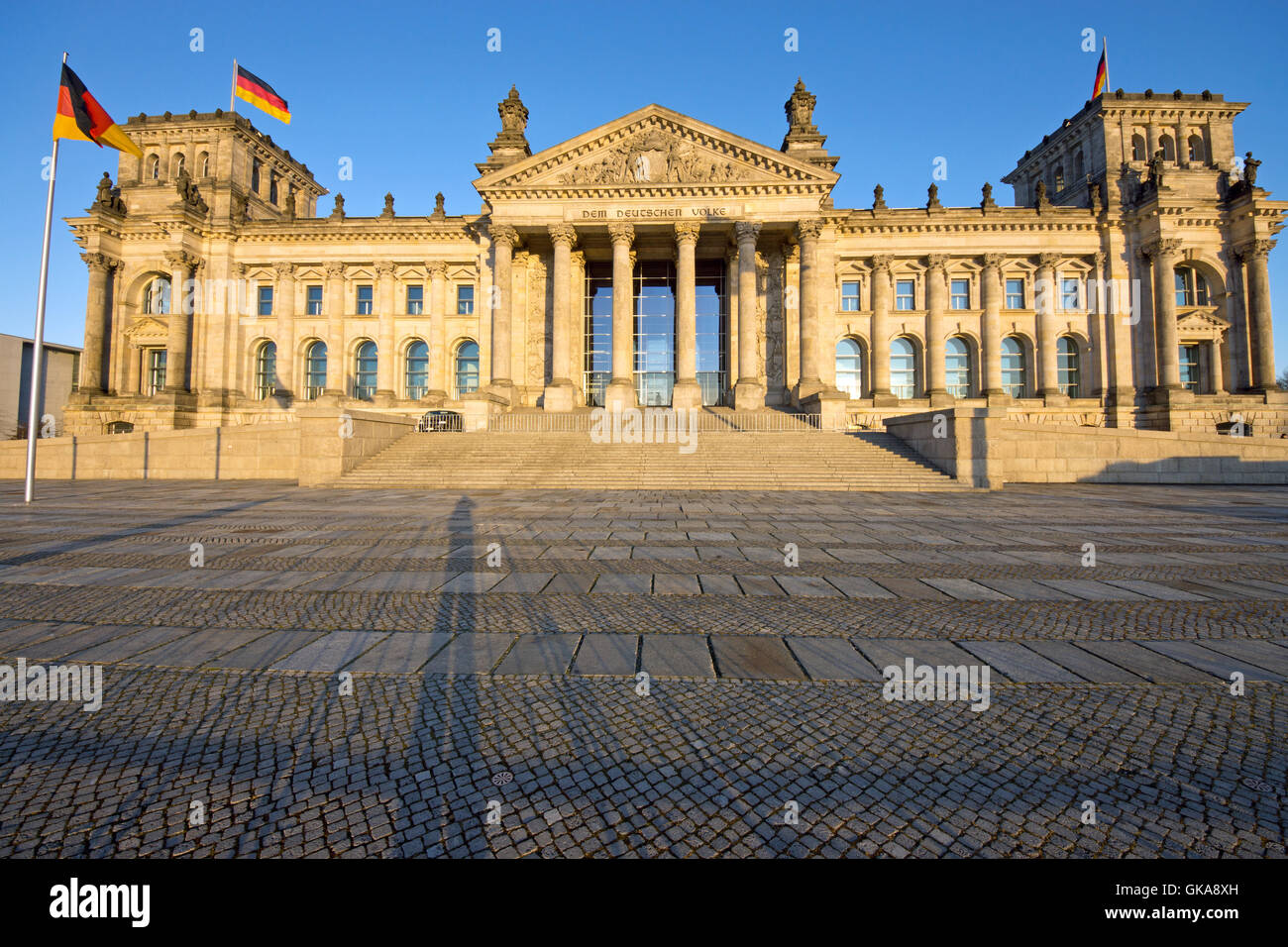 The evening with reichstag hi-res stock photography and images - Alamy