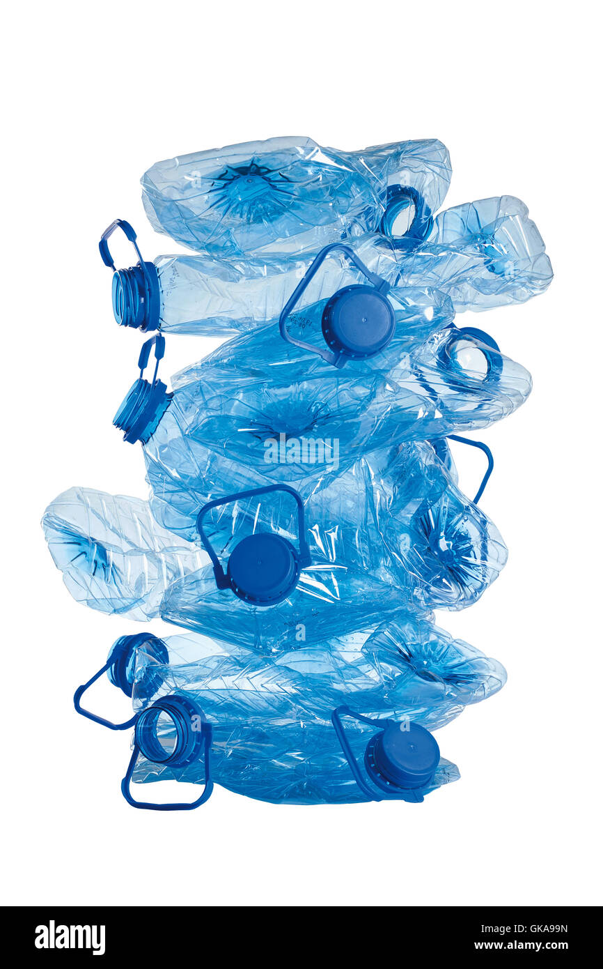 blue stack plastic Stock Photo - Alamy