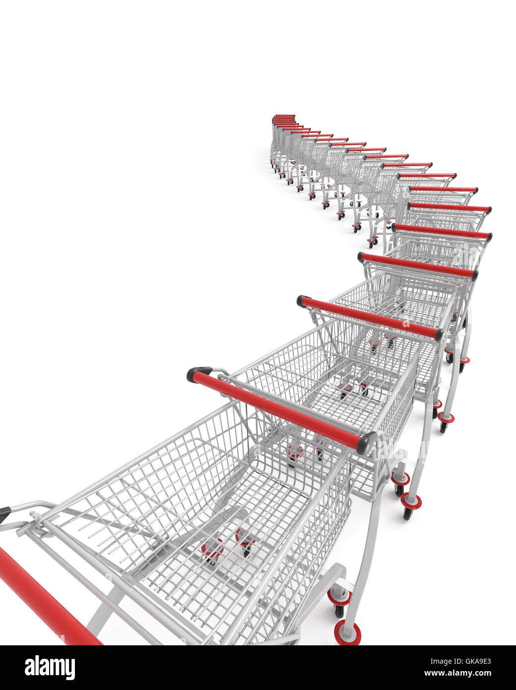 shopping trolley cart Stock Photo - Alamy