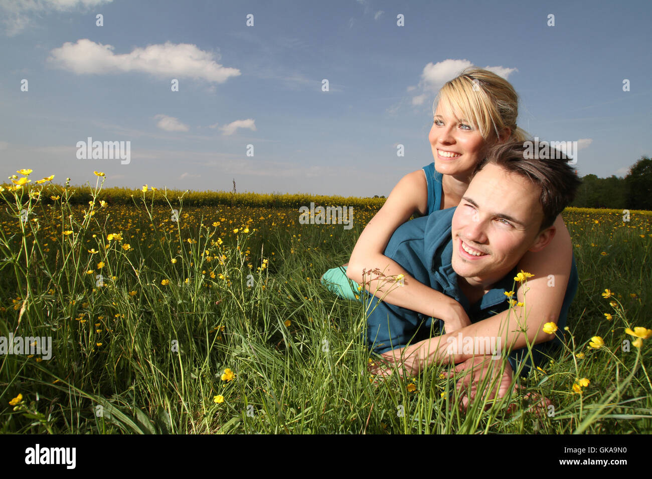 couple in nature Stock Photo - Alamy
