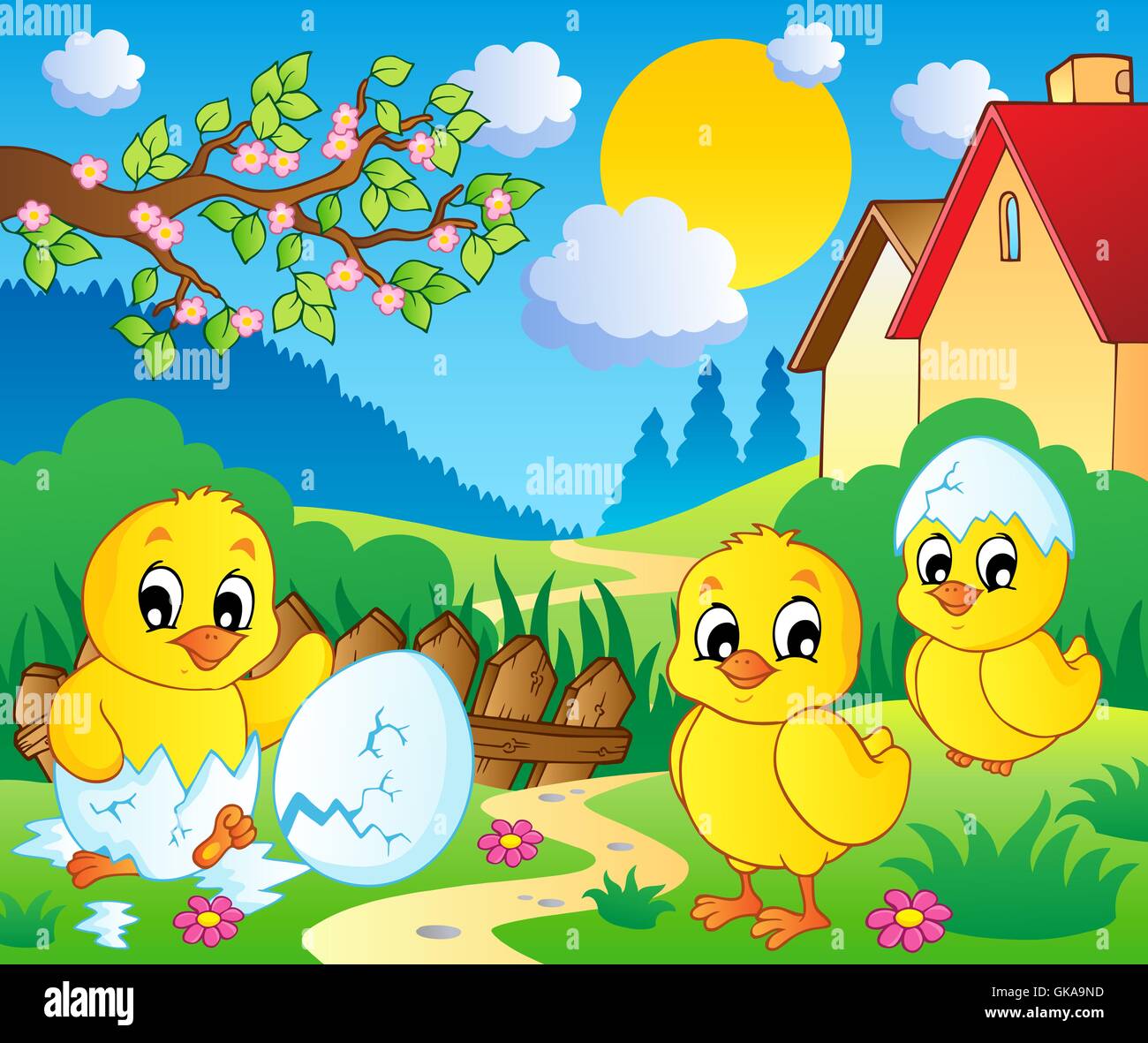 spring bouncing bounces Stock Photo - Alamy